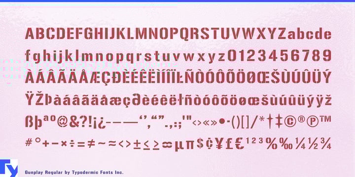 Gunplay Font | Webfont & Desktop | MyFonts