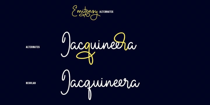 Emitensy script Font | Webfont & Desktop | MyFonts