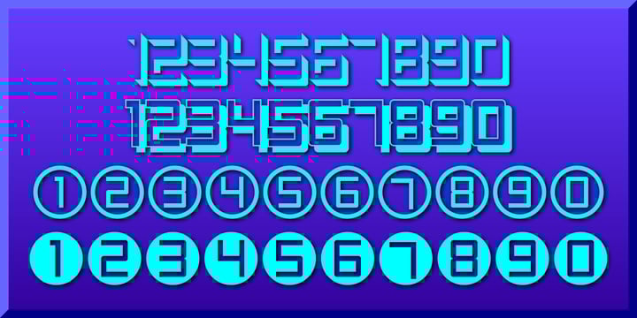 Display Digits One Font | Webfont & Desktop | MyFonts