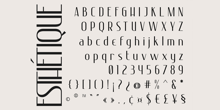 Esthetique Font | Webfont & Desktop | MyFonts