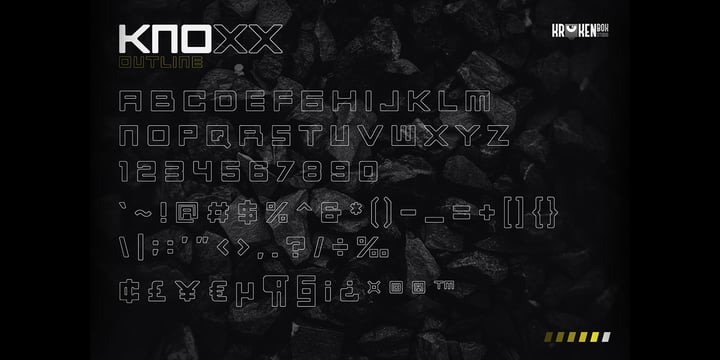 Knoxx Font | Webfont & Desktop | MyFonts