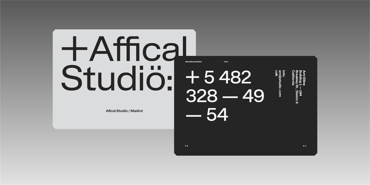Afical Font | Webfont & Desktop | MyFonts