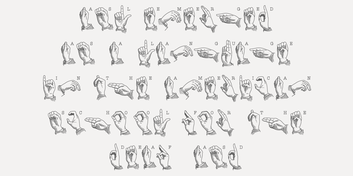 Asl Line Font | Webfont & Desktop | MyFonts