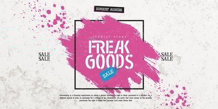 Sunkist Agness Font | Webfont & Desktop | MyFonts