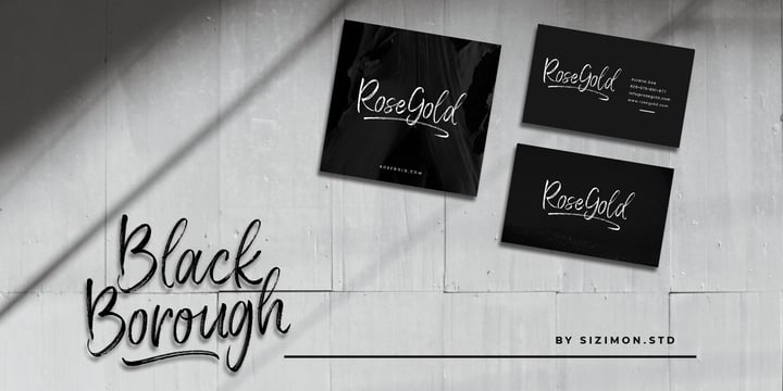 Black Borough Font | Webfont & Desktop | MyFonts