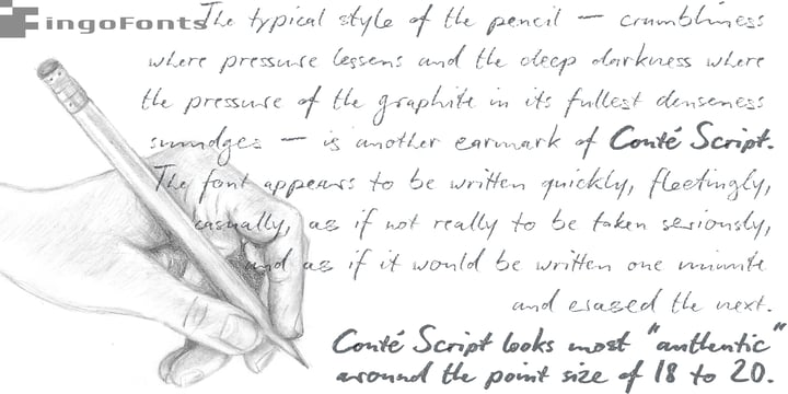 Conte Script Plus Font | Webfont & Desktop | MyFonts