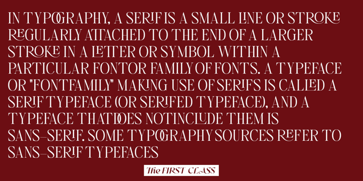 First Class Font | Webfont & Desktop | MyFonts
