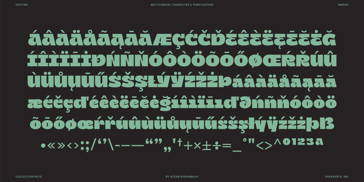 Zatiyan Font | Webfont & Desktop | MyFonts