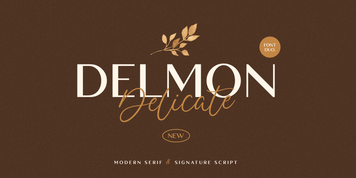 Delmon Delicate Font | Webfont & Desktop | MyFonts