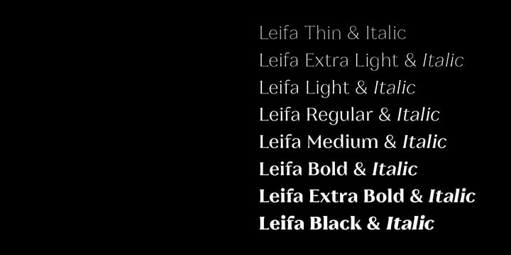 Leifa Font | Webfont & Desktop | MyFonts