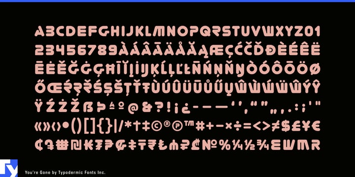 Youre Gone Font | Webfont & Desktop | MyFonts