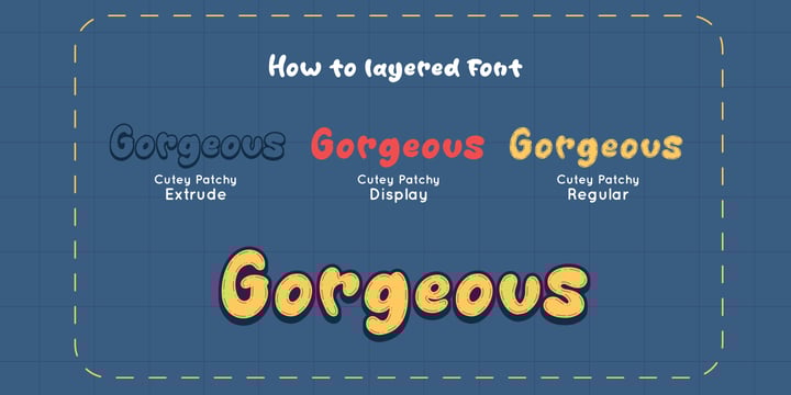 Cutey Patchy Font | Webfont & Desktop | MyFonts