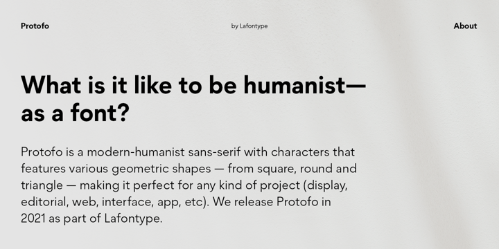 Protofo Font | Webfont & Desktop | MyFonts