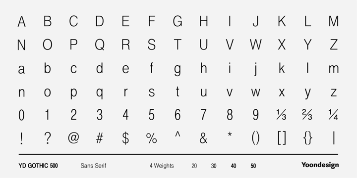 YD Gothic 500 Font | Webfont & Desktop | MyFonts
