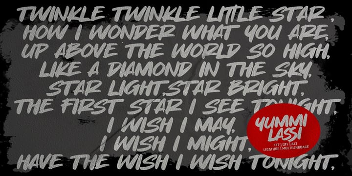 Yummi Lassi Font | Webfont & Desktop | MyFonts