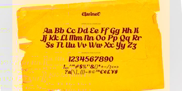 Clarinet Font | Webfont & Desktop | MyFonts