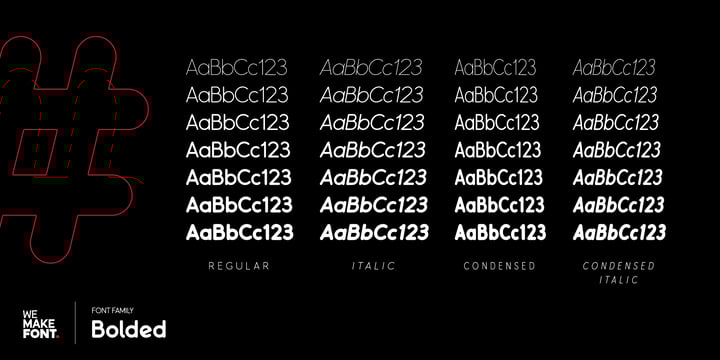 Bolded Font | Webfont & Desktop | MyFonts