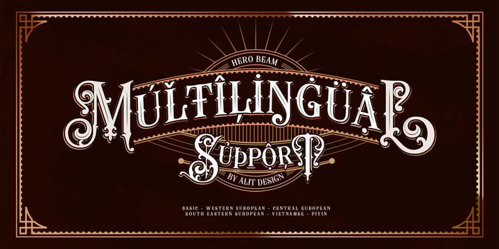 Hero Beam Font | Webfont & Desktop | MyFonts