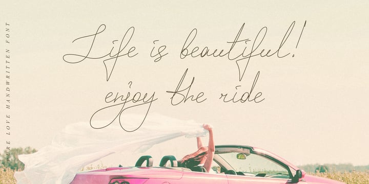 Pure Love Font | Webfont & Desktop | MyFonts