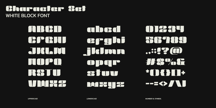 White Block Font | Webfont & Desktop | MyFonts