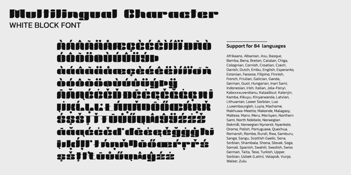 White Block Font | Webfont & Desktop | MyFonts