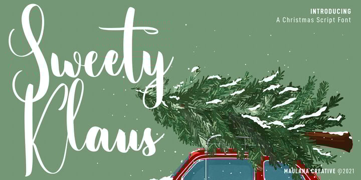 Sweety Klaus Script Font | Webfont & Desktop | MyFonts
