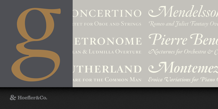 Hoefler Titling Font | Webfont & Desktop | MyFonts
