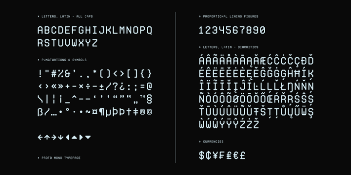 Proto Mono Font | Webfont & Desktop | MyFonts