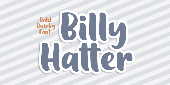 Billy Hatter Font | Webfont & Desktop | MyFonts
