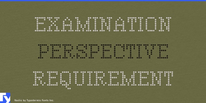 Vactic Font | Webfont & Desktop | MyFonts