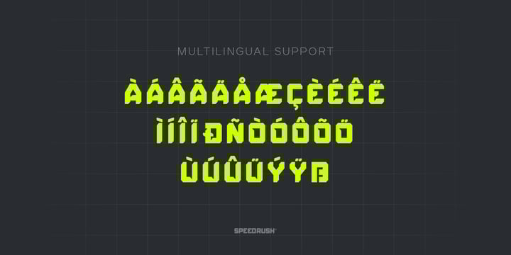 Speed Rush Font | Webfont & Desktop | MyFonts