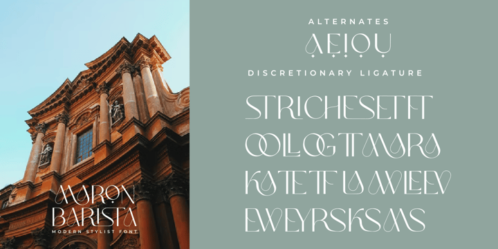 Maron Barista Font | Webfont & Desktop | MyFonts