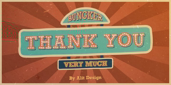 Bungker Font | Webfont & Desktop | MyFonts