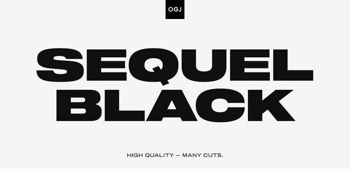 Sequel 100 Black Font | Webfont & Desktop | MyFonts