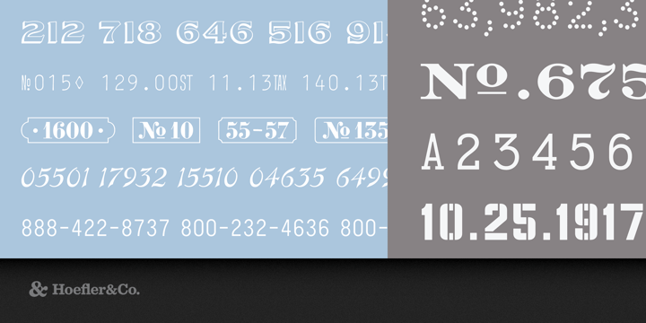 Numbers Font | Webfont & Desktop | MyFonts