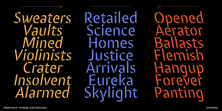 Modal Stencil Font | Webfont & Desktop | MyFonts