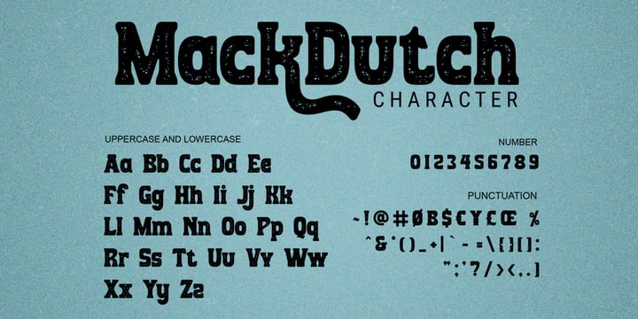 Mack Dutch Font | Webfont & Desktop | MyFonts