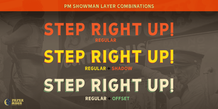 PM Showman Font | Webfont & Desktop | MyFonts