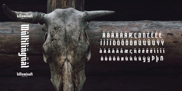 Killuminati Font | Webfont & Desktop | MyFonts