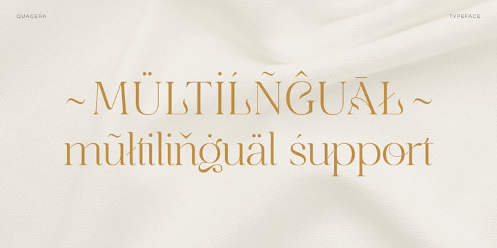 Quagera Font | Webfont & Desktop | MyFonts