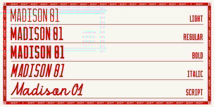 Madison 01 Font | Webfont & Desktop | MyFonts