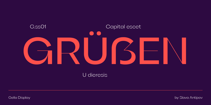 Gella Display Font | Webfont & Desktop | MyFonts