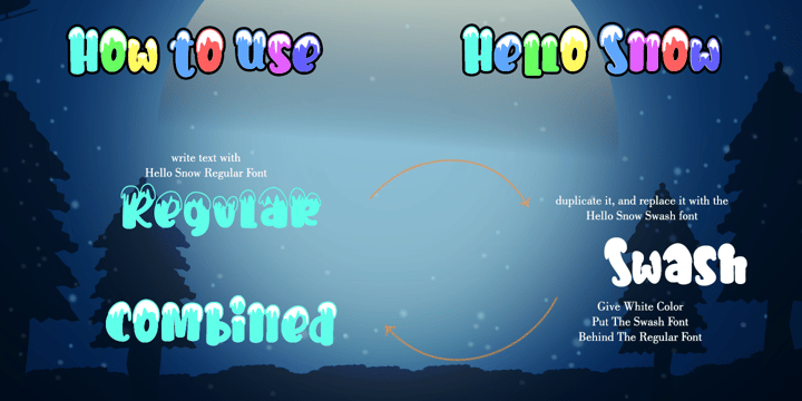Hello Snow Swash Font | Webfont & Desktop | MyFonts