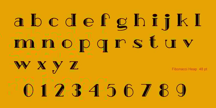 Fibonacci Heap Font | Webfont & Desktop | MyFonts