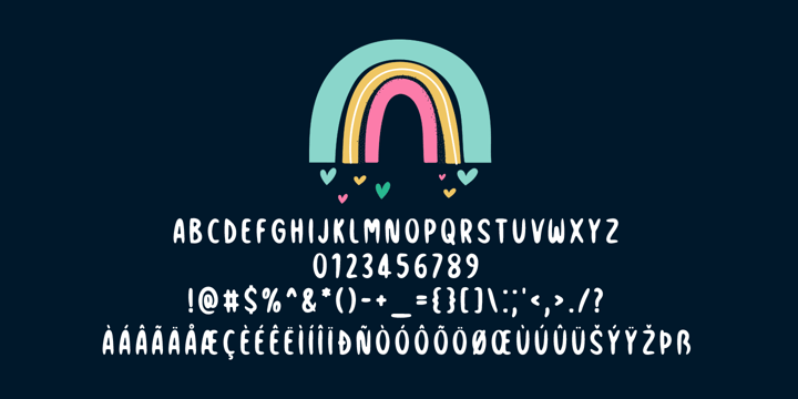 Striking Rainbow Font | Webfont & Desktop | MyFonts