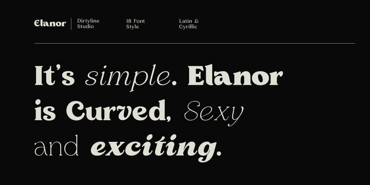 Elanor Font | Webfont & Desktop | MyFonts
