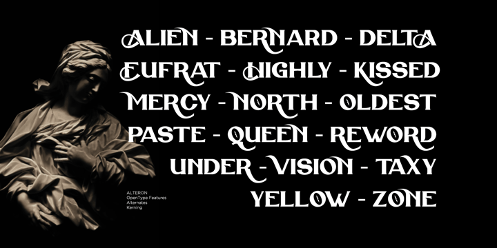 Alteron Font | Webfont & Desktop | MyFonts