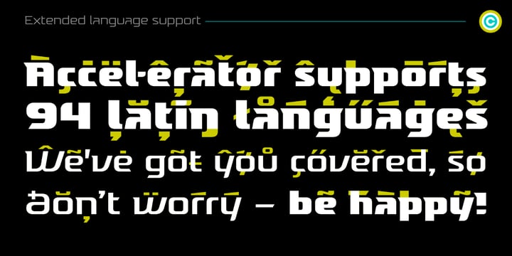 Accelerator Font | Webfont & Desktop | MyFonts