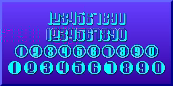 Display Digits Nine Font | Webfont & Desktop | MyFonts