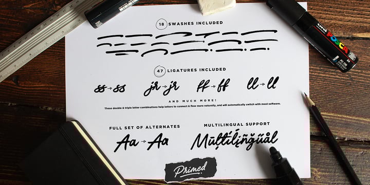 Primed Font | Webfont & Desktop | MyFonts